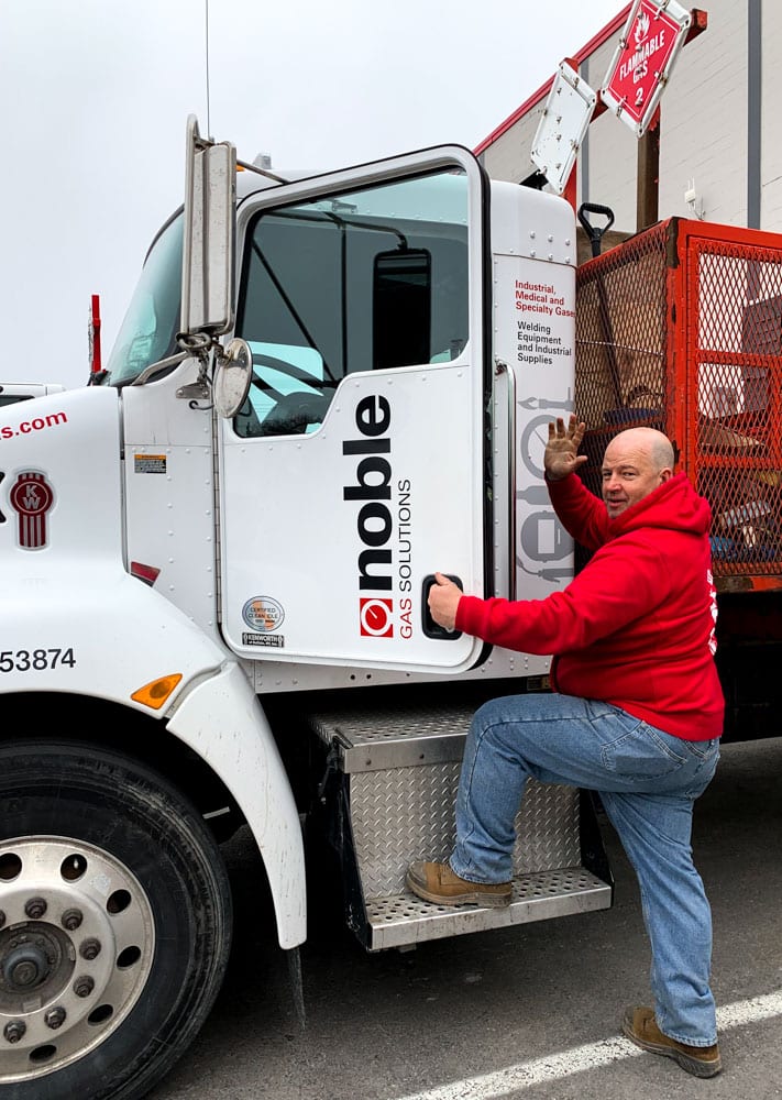 Meet our Newest Driver - Tony! - Noble Gas Solutions